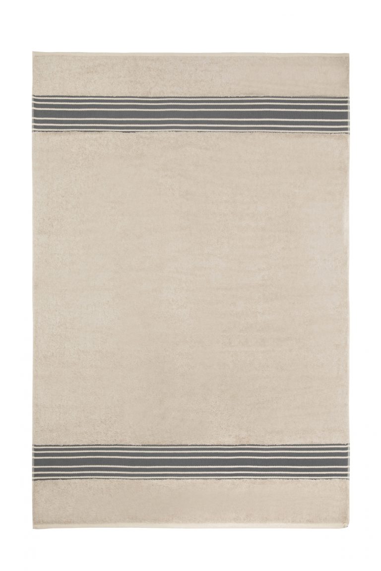 DRAP DE BAIN LIN & COTON GRIS 600G/M²